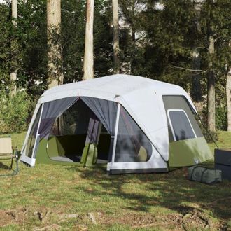 vidaXL Vidaxl - Tente familiale avec led 10 personnes &agrave; d&eacute;gagement rapide