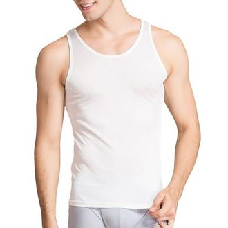 Generic T-shirt d&eacute;bardeurs en soie pour homme, super absorbant et respirant, maillot de corps / sans manches, chemise classique en soie, Blanc., 3XL