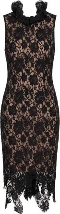 Giuseppe Di Morabito Femme, Robes, Noir, Taille: 40 FR Asymmetric Lace Trim Dress