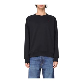 Diesel Logo Detail Rundhals-Sweatshirt - - Sweatshirts & Hoodies - Herren - Schwarzk - M