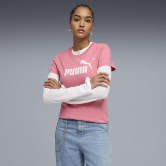 Puma ESS No. 1 Logo T-Shirt Damen, Kleidung, Rosa, XL