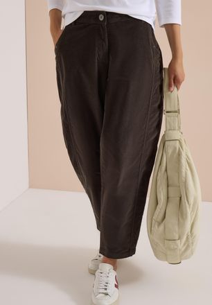 Cecil Cordhose CECIL, Damen, Gr. 28, L&auml;nge 28, pine needle gr&uuml;n, Cord, Obermaterial: 98% Baumwolle, 2% Elasthan. Futter: 100% Baumwolle, Hosen Cordhose, Bau