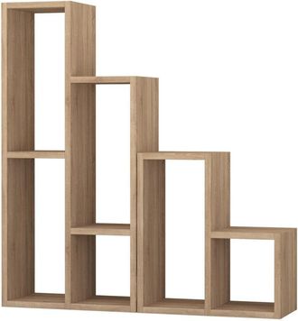 Hanah Home Biblioth&egrave;que en bois Sule - 42 x 20 x 89 cm - Ch&ecirc;ne