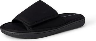 Amazon Essentials Pantoufles &agrave; bout ouvert pour homme, noir, pointure 8