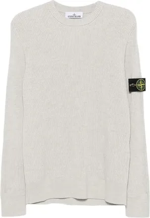 Stone Island Pull Col Roul&eacute; - Beige