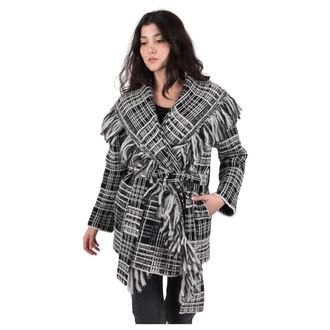 Dorothee Schumacher Karierter Komfort-Cardigan - - Coats - Damen - Grau - XS