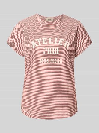 Mos Mosh Regular Fit T-Shirt mit Logo-Print