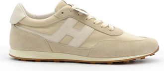 Hogan Homme, Chaussures, Beige, Taille: 42 1/2 EU Baskets de sport