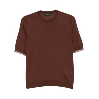 Fabiana Filippi Rundhals-Strickware - - Knitwear - Damen - Braun - L
