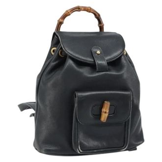 Gucci Pre-owned Vintage Rucksack - - Pre-owned - Damen - Schwarzk - ONE SIZE