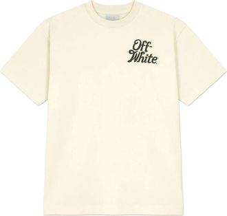 Off-white Homme, Tops, Beige, Taille: M 44Maa120S26J00M100 T-Shirt
