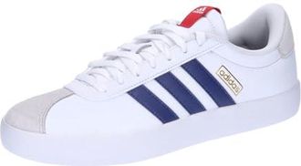adidas Homme VL COURT SHOES, Cloud white/DARK BLUE/better scarlet, 44 2/3 EU