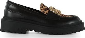 Liu Jo Mocassins Track en Cuir Rumi 34 | 5BLDSSF5057PX163 S1068 Noir, Noir, 38 EU