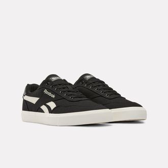 Reebok Classic Sneaker REEBOK CLASSIC REEBOK COURT ADVANCE VULC, Herren, Gr. 42,5, schwarz-wei&szlig; (schwarz, whisper wei&szlig;), Synthetik, Textil, Schuhe Sneaker