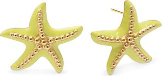 Singularu Ohrringe Starfish Enamel Colors. Messing mit 18K vergoldung und Emaille. Schmuck f&uuml;r Damen