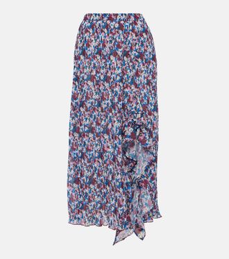 Ganni Maxirock aus Satin