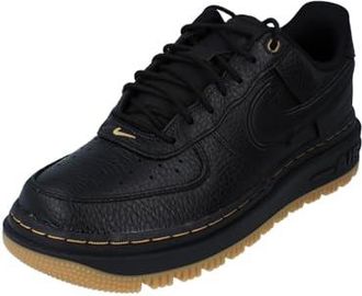 Nike Nike Homme Air Force 1 Luxe Basketball-Shoes, Black Black Bucktan Gum Yellow, 40.5 EU