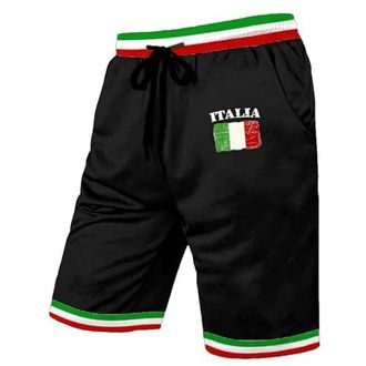 Generic Short De Bain Jaune Fluo Shorty Luxe Leger Pere Basketball Sudation Elasthane XXXL Souple Bretelle Simili Double Serr&eacute; Regular Recycle Bicolore &Eacute;lasth