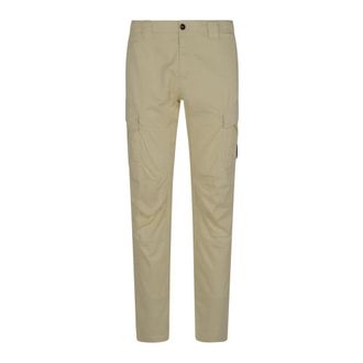 C.P. Company Stretch Sateen Ergonomic Lens Cargo Pants - - Trousers - Herren - Beige - L
