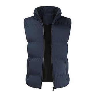 Generic Homme Doudoune Sans Manche Gilet UltraL&eacute;g&egrave;re Veste Manteau ParkaBlouson Femme Sans Manche Poches Legere Manteaux Zipp&eacute;e Casual Chaud Manteau Matelass&eacute;