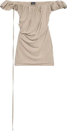 Jacquemus Femme, Robes, Beige, Taille: 38 FR La Robe Ciceri Jersey Mini Dress