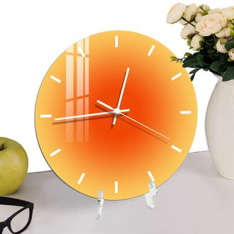 Generic Sonnenuntergang-Wanduhr | Kreative Acryl-Ästhetische Uhren mit Farbverlauf - Zuhause, Romantisches Schlafzimmer, Spielzimmer, Wohnzimmer, Küche