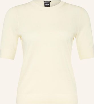 HUGO BOSS Strickshirt Farbella beige