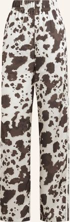 adidas Originals Adidas Originals Trainingshose Originals Satin Wide Leg Aus Satin braun