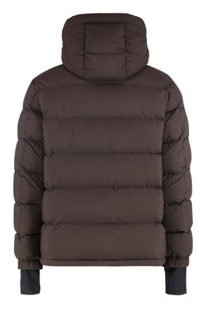 Moncler Mens Ski Jacket Isorno Brown Polyester Padded & Down