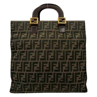 Fendi Pre-owned Vintage Canvas Tote Bag - - Pre-owned - Damen - Braun - ONE SIZE