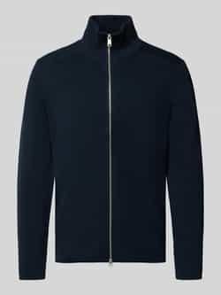 Marc O'Polo Regular Fit Strickjacke aus reiner Baumwolle