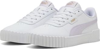 Puma Puma Carina 3.0, Basket Femelle, Puma White-Lilac Frost-Puma Gold