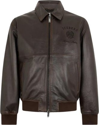 Iceberg Oversize Bomber Jacket - - Jackets - Herren - Braun - M