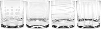 Mikasa Mikasa Cheers Martinigläser, 290 ml, 4 Stück, Kristall, silber, 360 ml