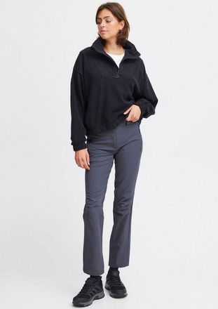 North Bend Troyer NBConza W Modischer Fleecepullover mit Troyer Kragen