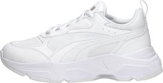 Puma Damen Cassia SL Sneaker, Wei&szlig; Wei&szlig; Team Gold, 37.5 EU, wei&szlig;, 37.5 EU