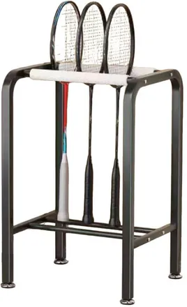 Generic Tennisschl&auml;gerhalter Mit Schwammschutz, Eisen-Badmintonschl&auml;ger-Pr&auml;sentationsst&auml;nder, for 5-20 Schl&auml;ger Mit 50 Kg Tragf&auml;higkeit, for Den Trainingsplat