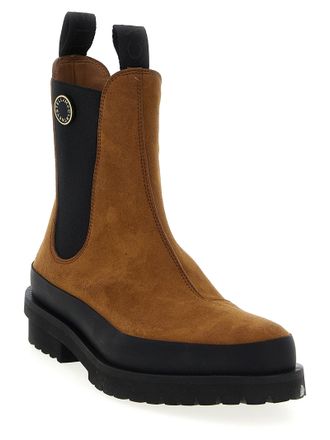 Stella McCartney Womens Brown Viscose Ankle Boots