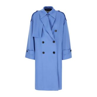 Dries Van Noten Stilvolle Trench und Parka Jacke - - Coats - Damen - Blau - S