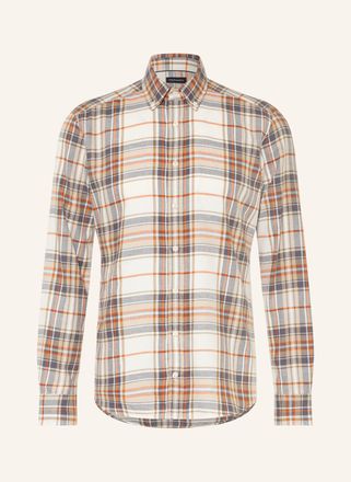 Strokesman's Strokesmans Flanellhemd Regular Fit weiss
