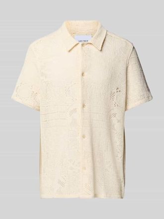 Les Deux Regular Fit Freizeithemd mit Lochstickerei Modell Hector