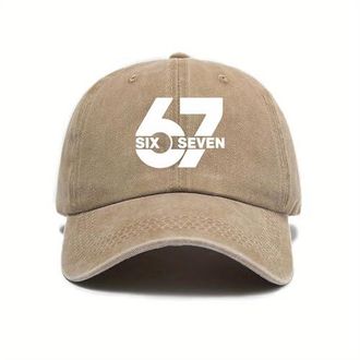 Generic Casquette de baseball &eacute;l&eacute;gante avec imprim&eacute; pour adolescents et adultes, casquette de baseball lav&eacute;e avec visi&egrave;re, casquette UD classique pour lautomn