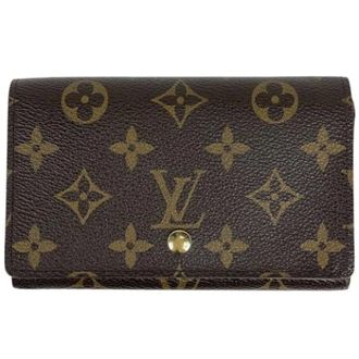 Louis Vuitton Pre-owned Portefeuille Vintage Monogram Bi-fold - Femme - Pre-owned - Brun - Taille: ONE Size