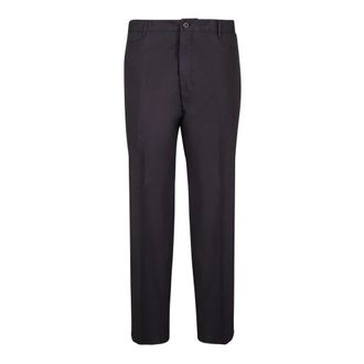 Dell'Oglio Homme, Pantalons, Bleu, Taille: M Pantalon Chino Coupe Slim