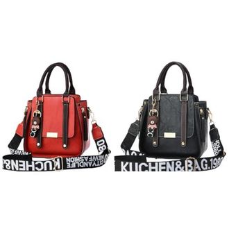 Generic Sac &agrave; main d&eacute;contract&eacute; en cuir PU pour femmes et filles, avec sangle r&eacute;glable, capacit&eacute; pour les sorties de travail et de