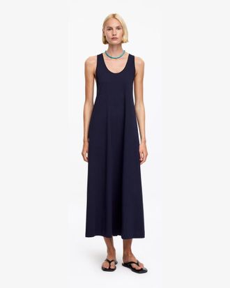 Arket Maxikleid Mit Twistdetail -Blau