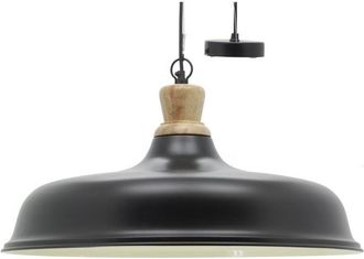 Aubry Gaspard Aubry Gaspard - Suspension en métal et bois ø 60 noir