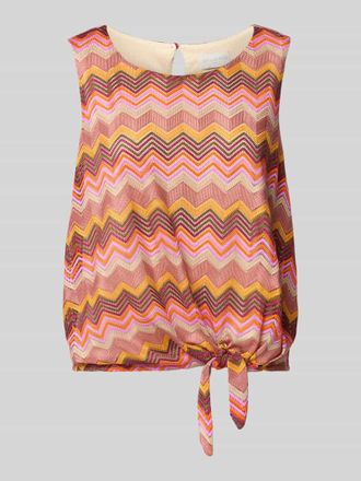 Milano Relaxed Fit Top on H&auml;kel-Optik Modell Toffee