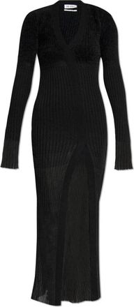 The Attico Slit Dress - - Dresses - Damen - Schwarzk - M
