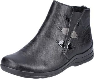 Rieker Femme L1882 Bottes Courtes, Noir fumé, 38 EU